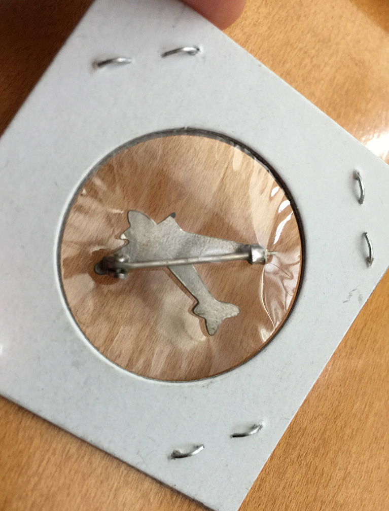 Original 1940s Stetson Stratoliner Pin | The Fedora Lounge