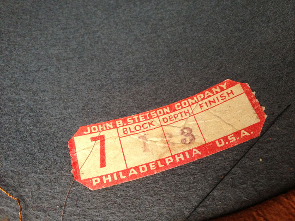 Dating 30s/40s Stetsons by manufacturing label | Page 2 | The Fedora Lounge